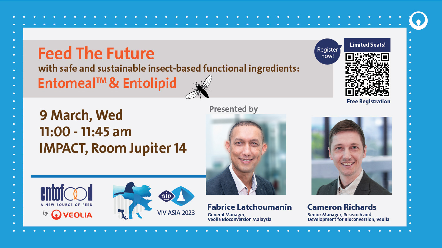 Feed the Future with Entofood by Veolia team at VIV Asia 2023 - Aqua ...