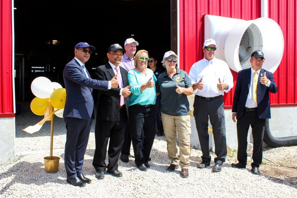 Opening ceremony for CPF's Homegrown Shrimp USA (HGS), its first shrimp ...